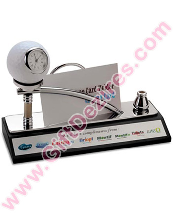 Multi Utility DeskTop Product - Golf Theme - Card Holder - Pen Stand ...